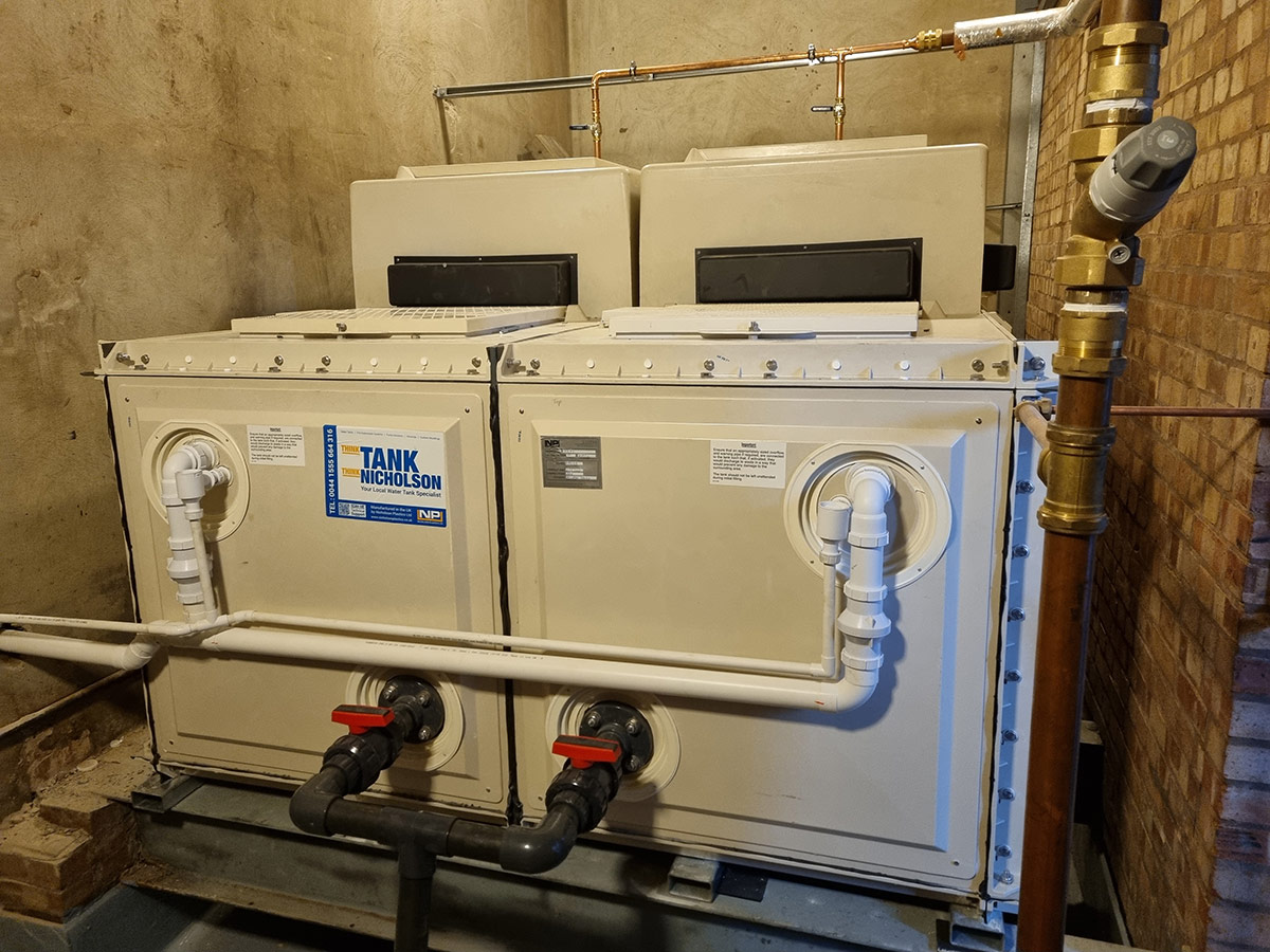 Cold water storage tank install - Platinum Maintenance